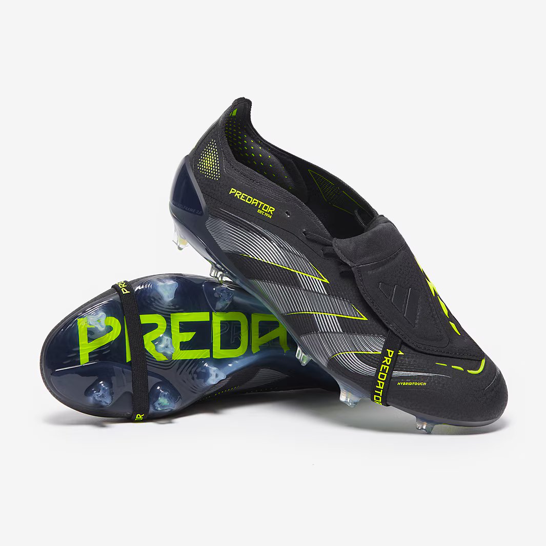 B4L - adidas Predator Elite Tongue Core Black/Carbon/Lucid Lemon